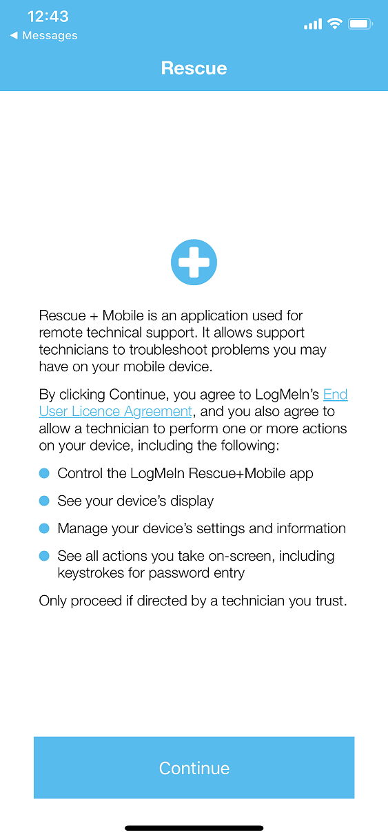 Rescue iOS app was (and is) compliant with Apple's recent request ...